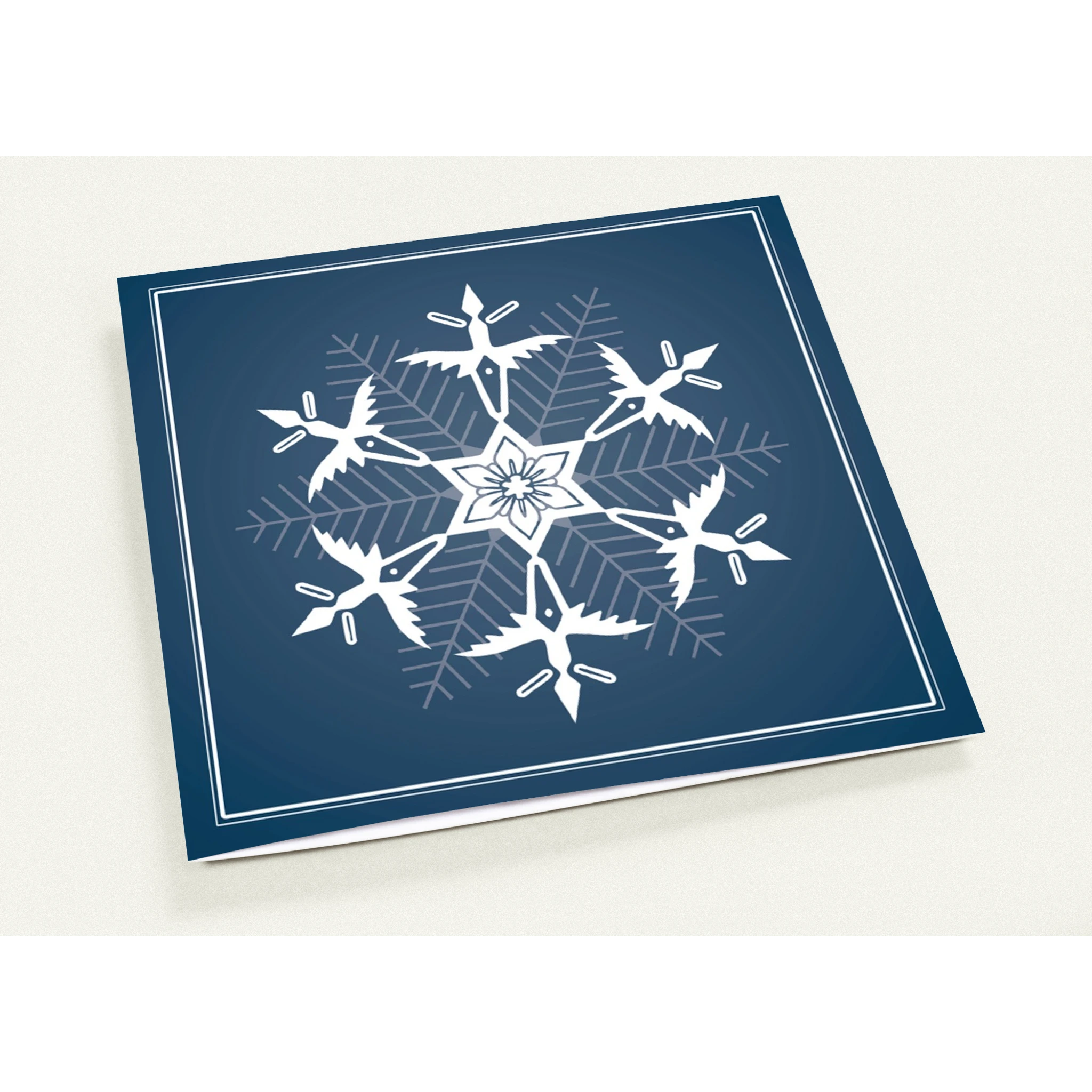 Winter Solstice 2025 - Snow Flake 1 (pack of 10 cards with envelopes ...
